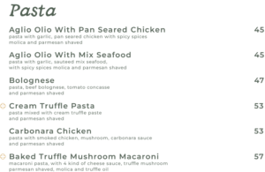 Menu – ZOZO GARDEN