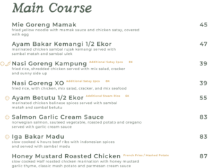 Menu – ZOZO GARDEN