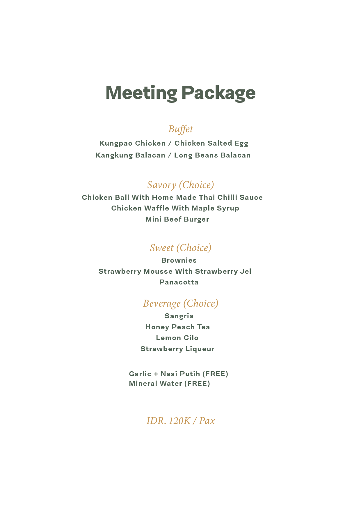 Menu – ZOZO GARDEN