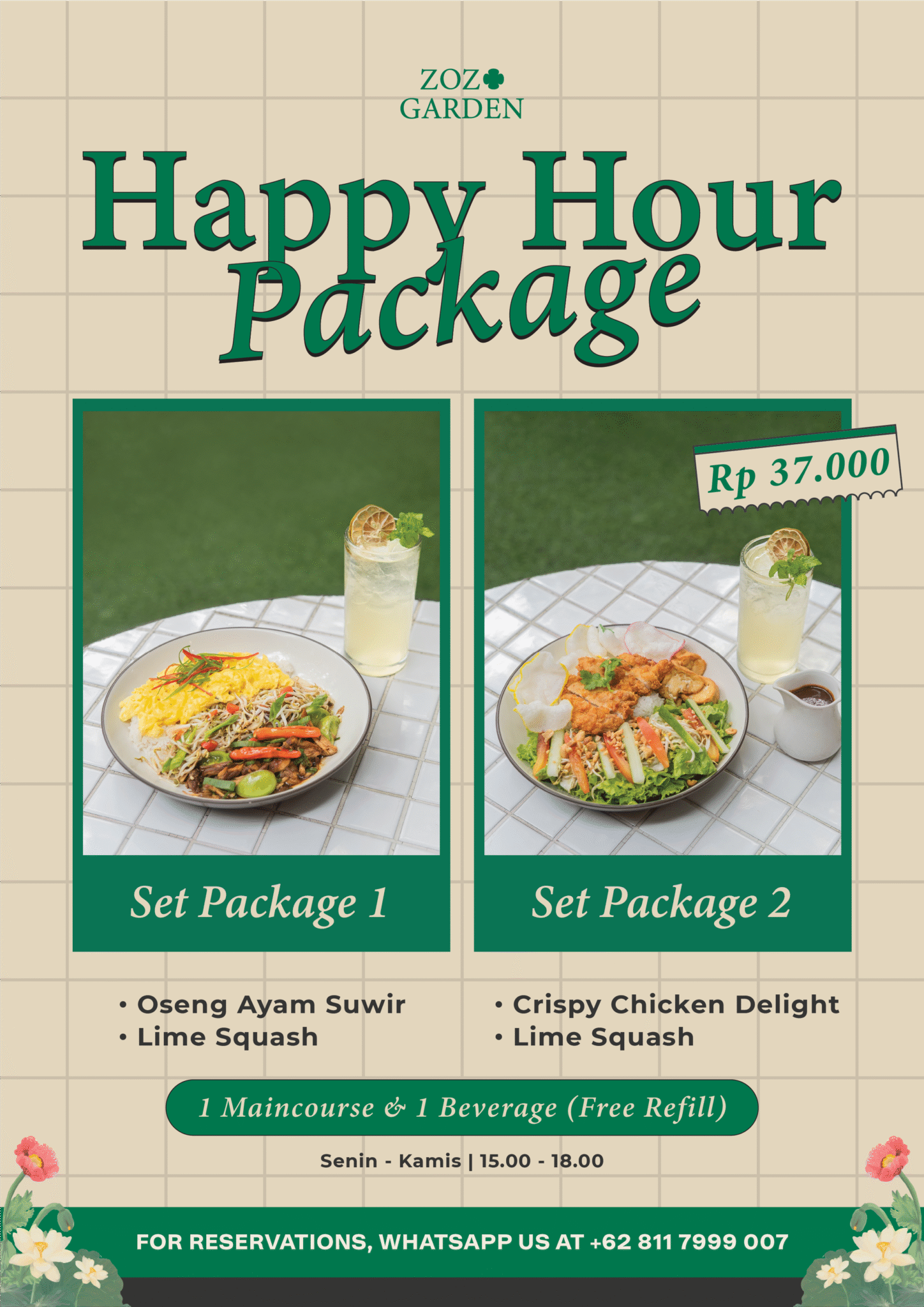 Menu – ZOZO GARDEN